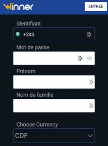 Winner bet RDC : parier sur winnerbet Congo Kinshasa vodacom